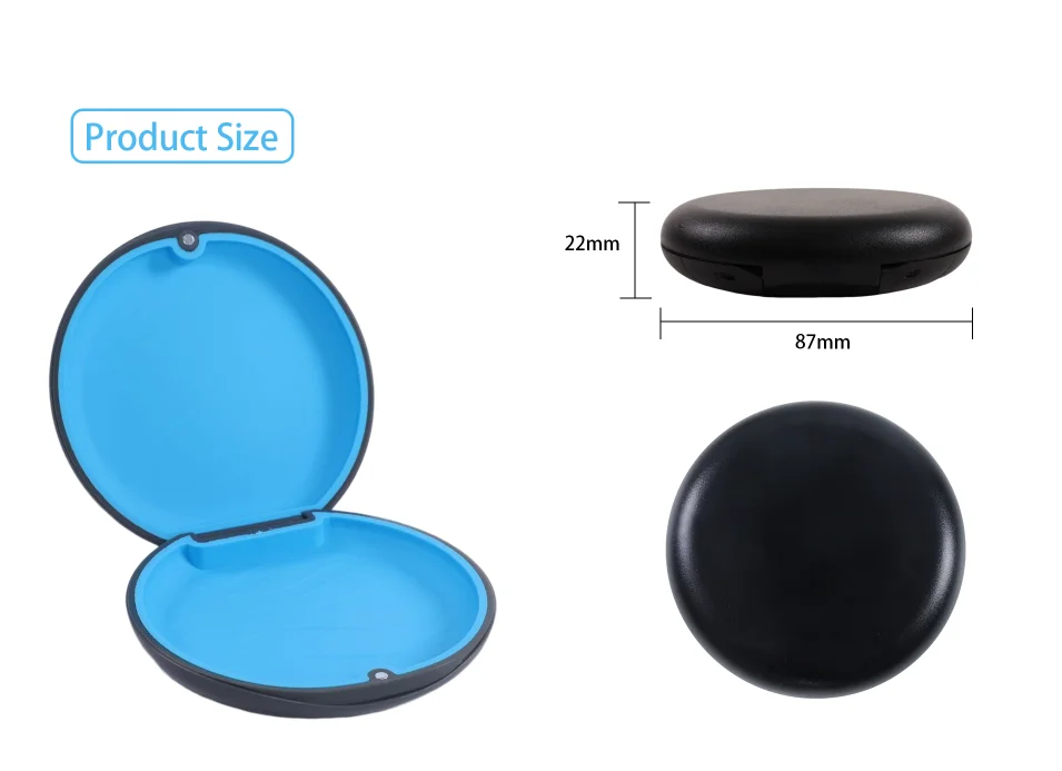 silicone pad retainer box denture storage box orthodontic braces ...