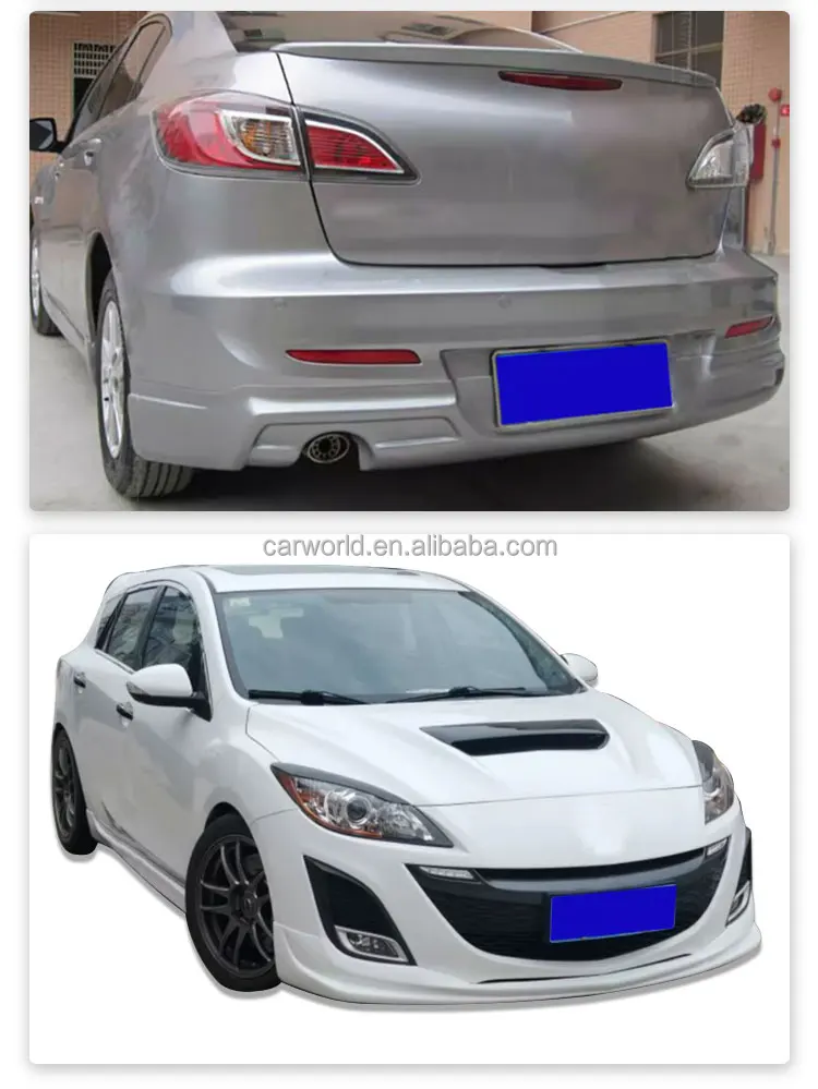 Mazda 3 2012-2015 Body Kit - M3 Style Front Lip & Diffuser