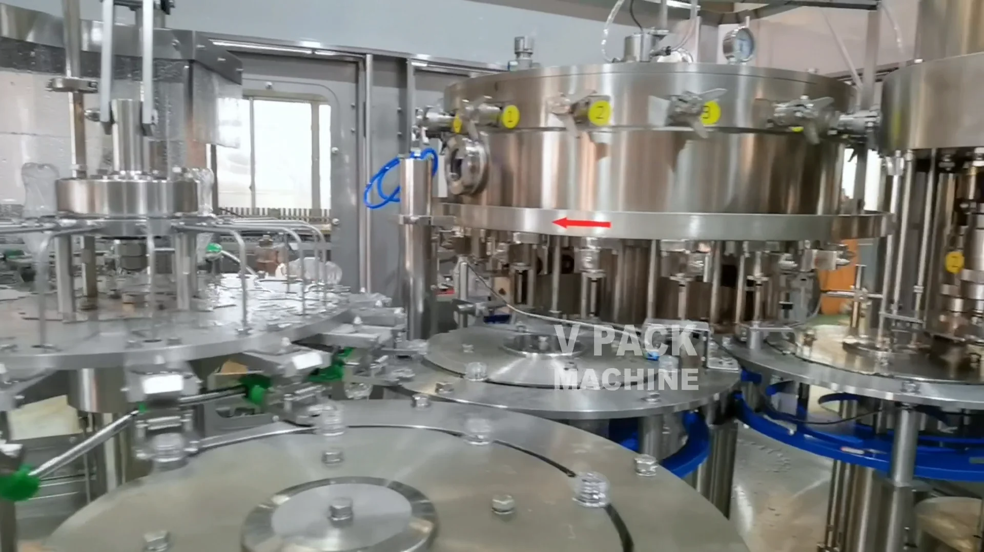 Automatic Plastic Bottle Sparkling Soda Water Beverage Filling Production Equipment/carbonated ...