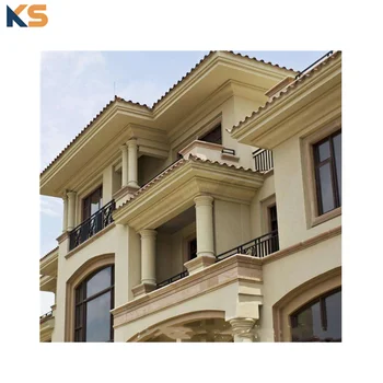 Building Exterior Decoration Ornament Grc/eps Parapet Wall Cornice ...