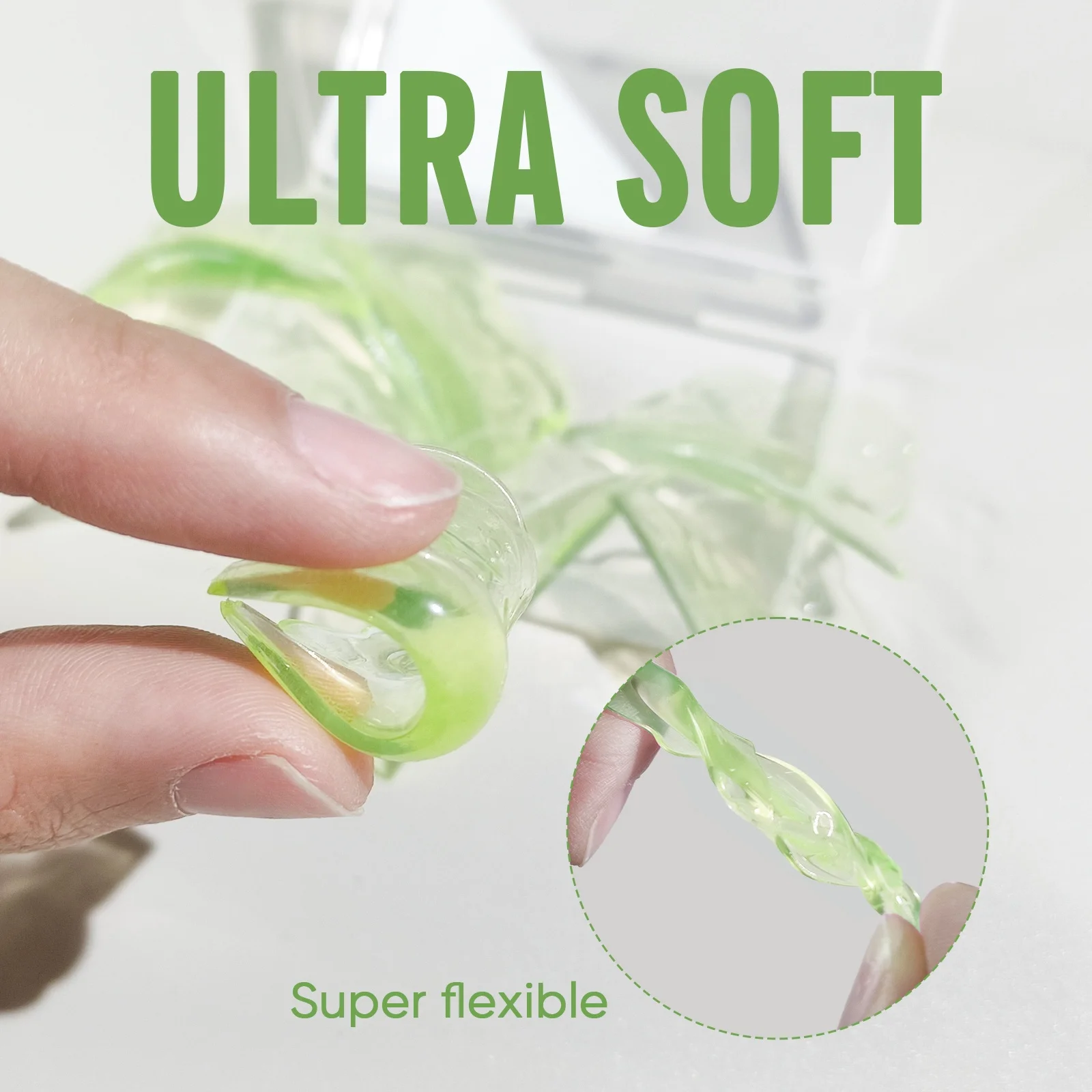 Salon Eyelash Lifit Tools Roller 4 Sizes Lash Lift Rods Transparent ...