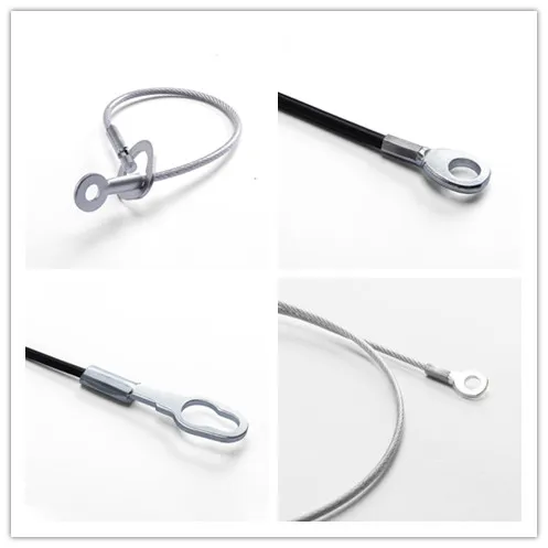 90 Degree Bending Terminal Galvanized Wire Rope Cable For Security Use ...