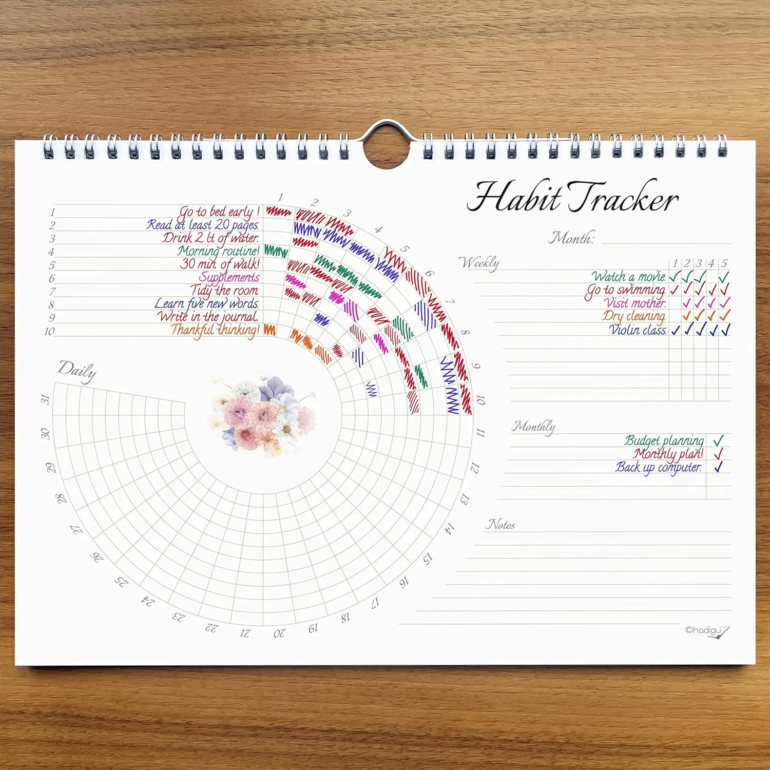 Myway 2024 Habit Tracker, Habit Tracker Journal, Habit Tracker Calendar ...