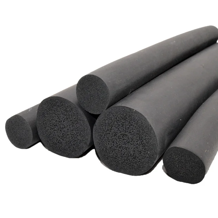 Rubber Circular Protective Strips Epdm Round Foam Sealing Strip - Buy ...
