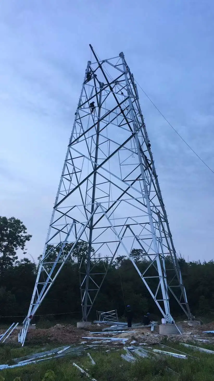 4-Leg Angular Telecom Tower GSM Steel Tower with Antenna Brackets ...