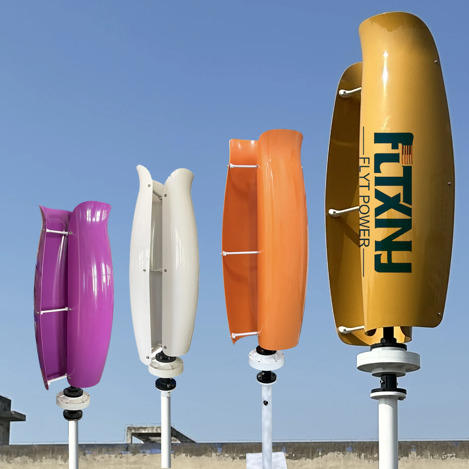 Flower Wind Turbine System - Residential Free Power