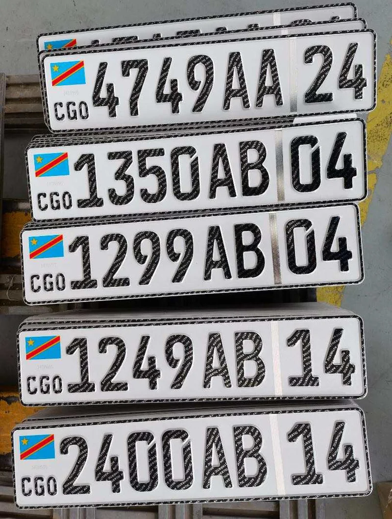 Custom Auto Car License Plates Motorcycle Reflective Film Aluminum ...