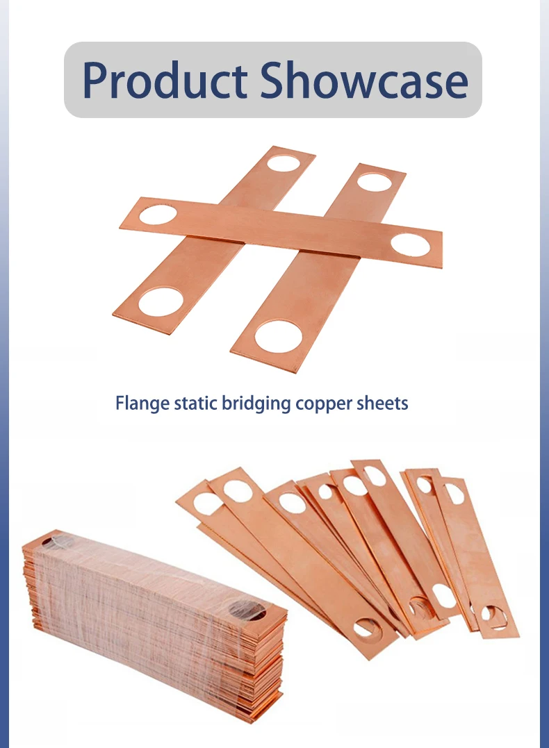 Flange Electrostatic Jumper Copper Connection Piece Grounding Custom ...