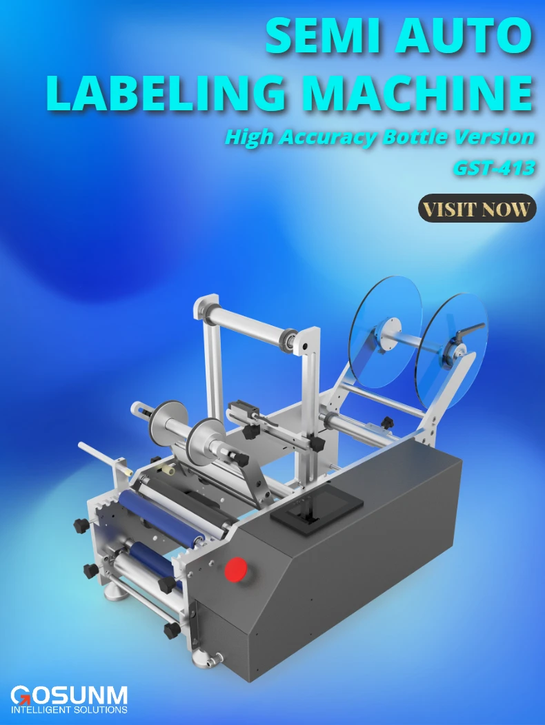 Wine Bottle Labeling Machine Etiquetadora Desktop Double Sides Bottle ...