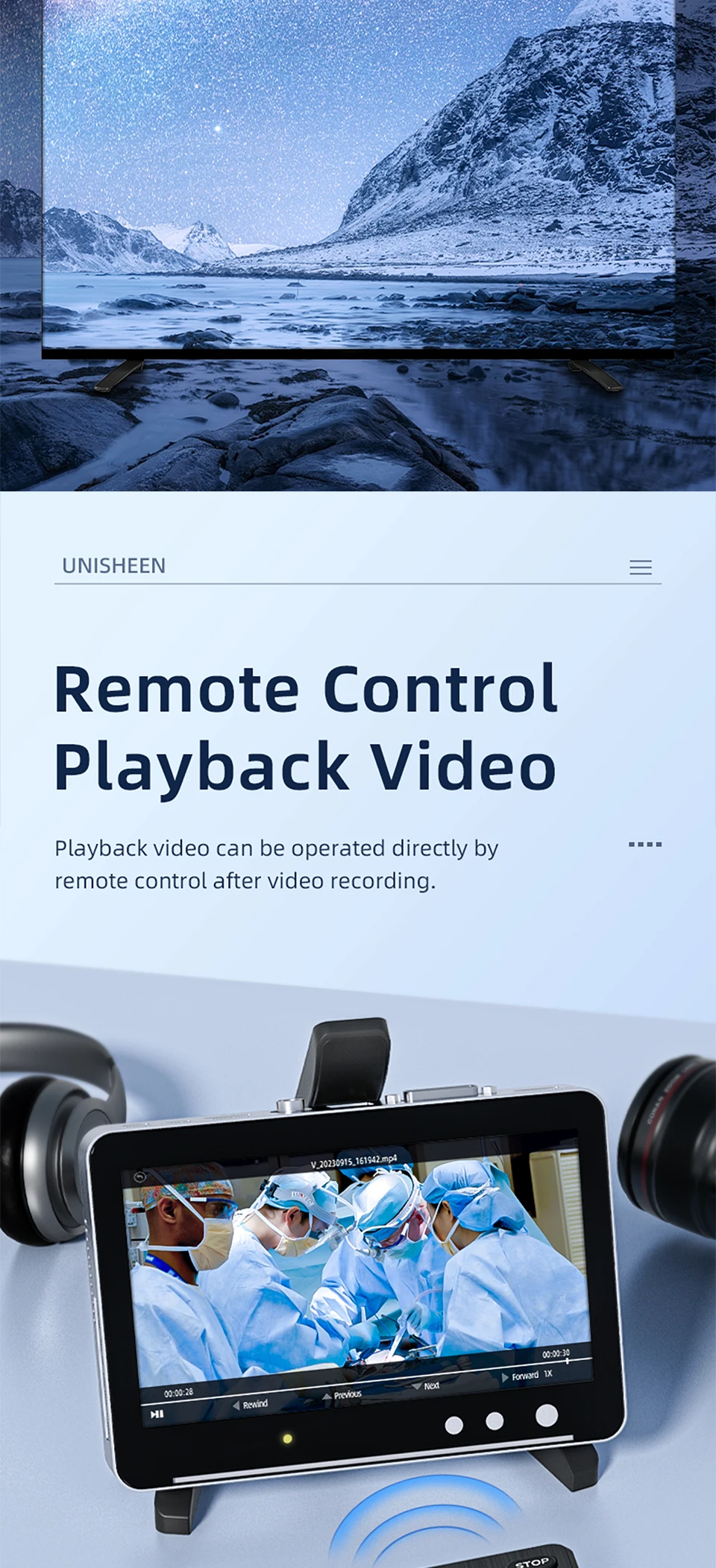 Unisheen UR550 Video Recorder - 4K Capture & Switchable Interfaces