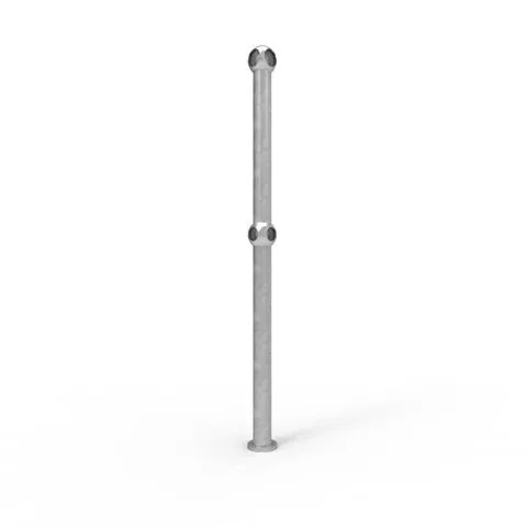 Industrial Stainless Steel grating Handrail Stanchions Galvanized Pipe ...