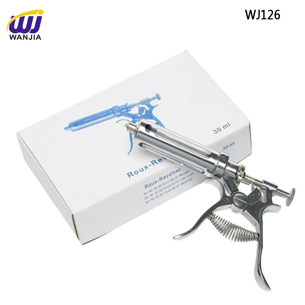 WANJIA Multidose Automatic Pistol-Grip Syringe - Metal Body