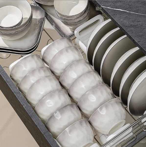 Modern Light Luxury Bone China Dinnerware Set Household Tableware Bowls ...