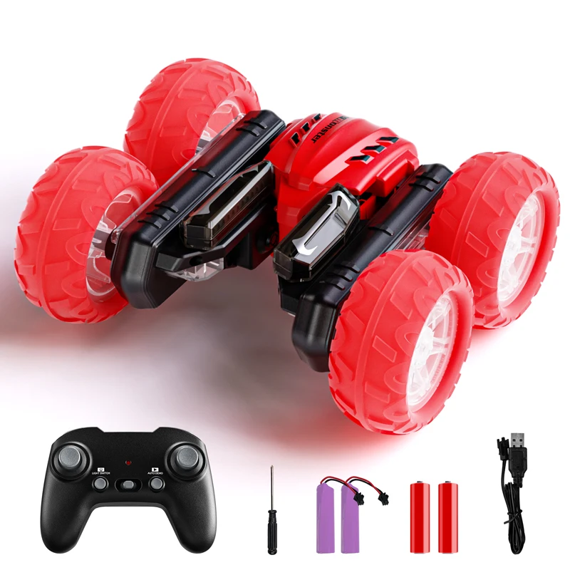 remote control car rc cars 2.4GHz RC Stunt Car for 4WD Off Road Monster Truck for 8 14 Year Old Boys