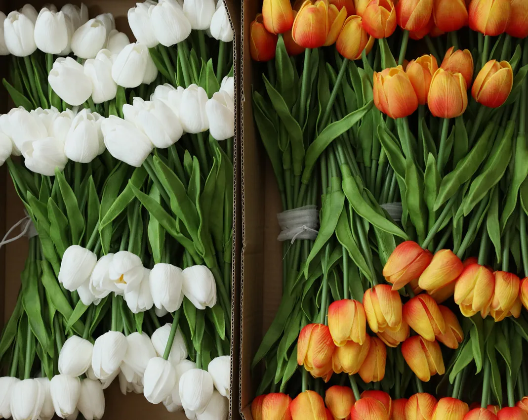 Hot Wholesale Pu Mini Artificial Tulipe Ture Love Tulips Artificial ...