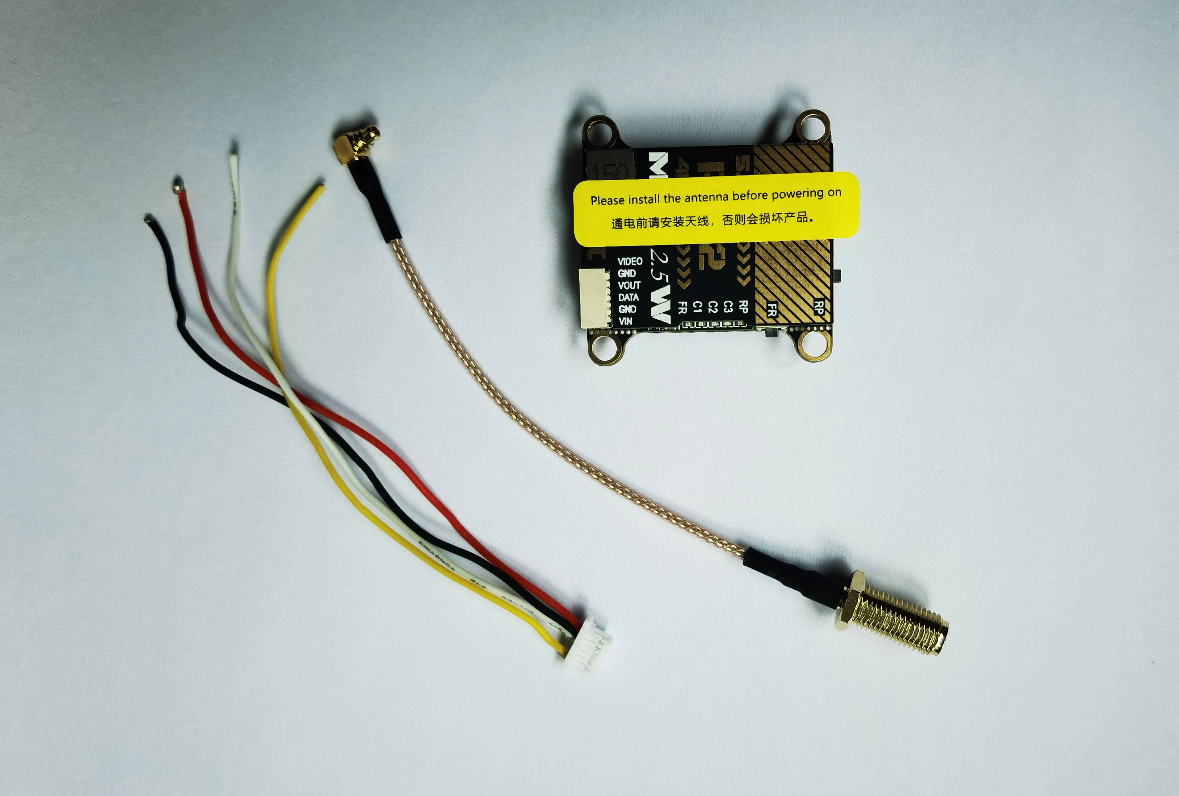 FPV Spare Parts SKYSTARS 5.8Ghz 40CH 2.5W VTX Built-in Microphone MMCX ...