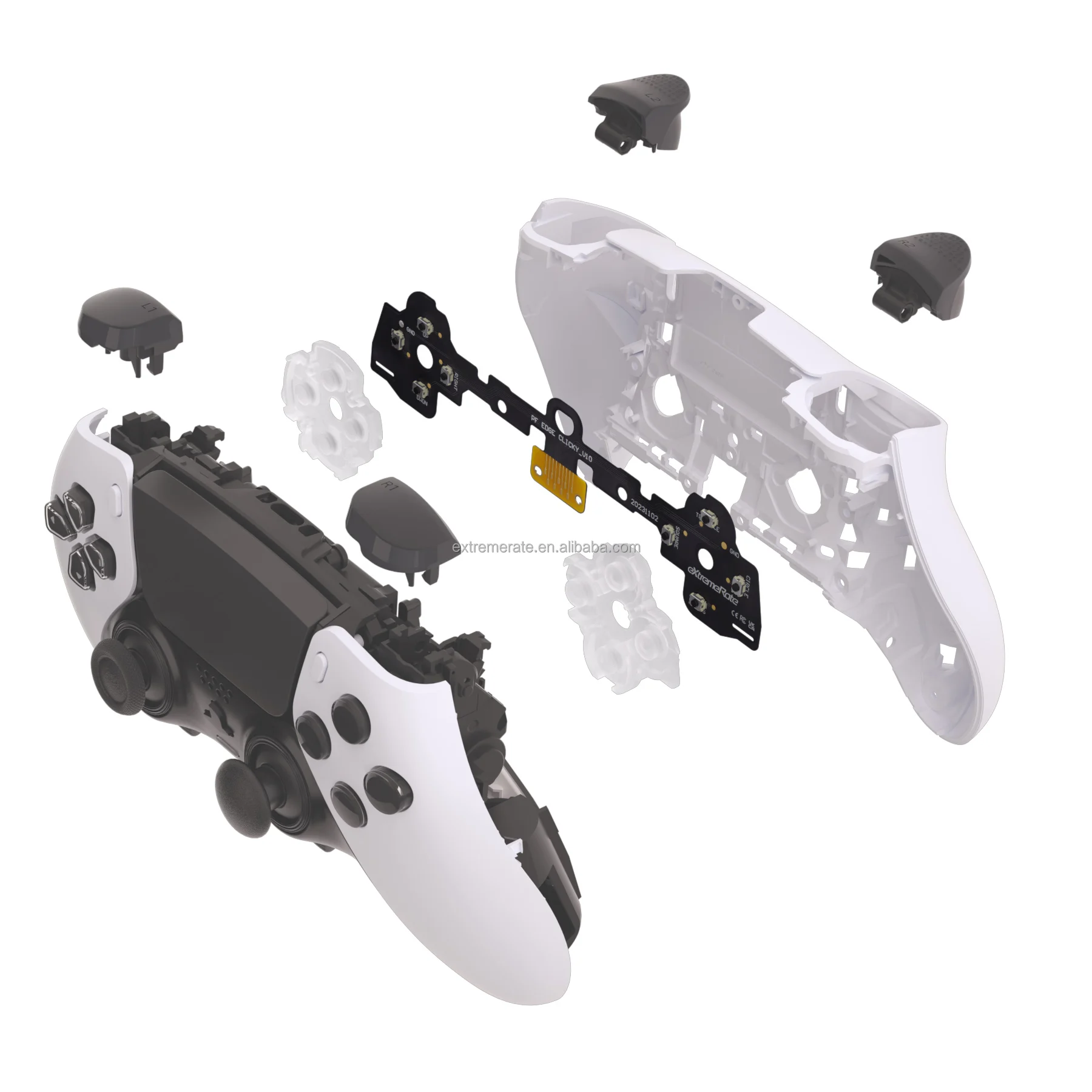 Extremerate Custom Tactile Dpad Action Buttons Kit for PS5 Edge Controller