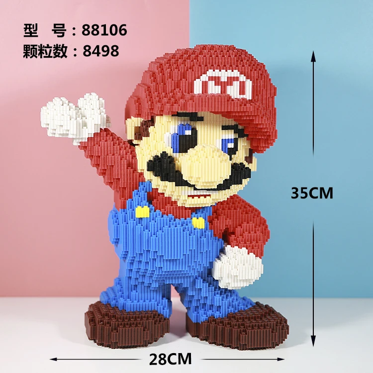 Diy Mini Cartoon Character Building Block Sets for Kids