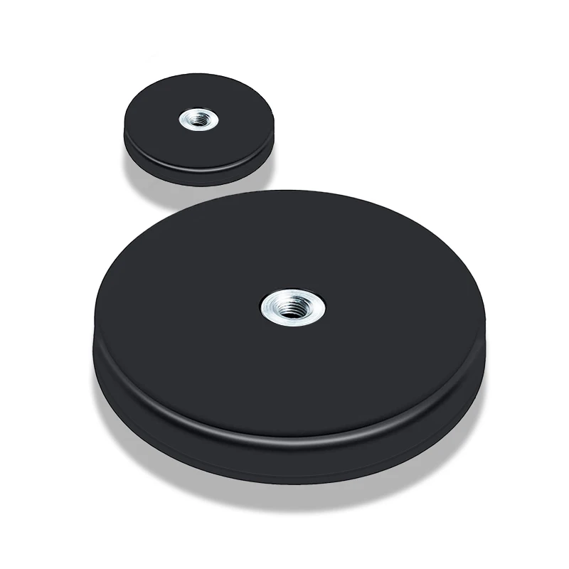 Rubber Coated Magnets, 26LBS Neodymium Magnet Base, Strong Mounting ...