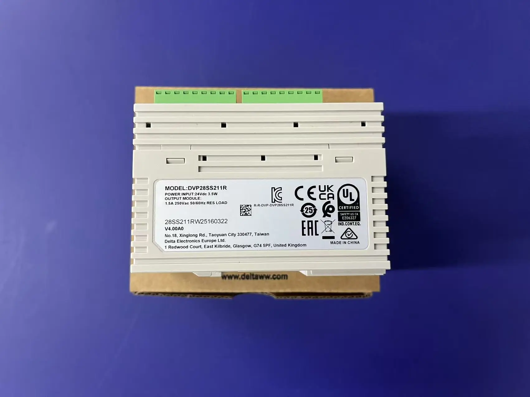 Delta DVP-S Series DVP28SS211R PLC Module - 1 Year Warranty