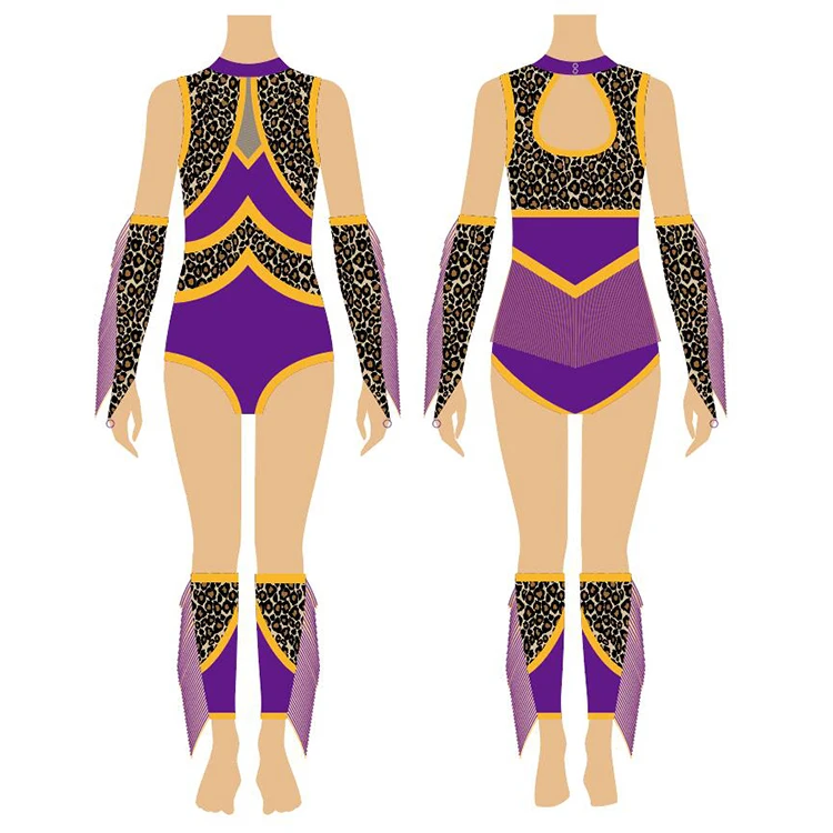 Normzl Wholesale Customer Dance Uniforms Black And Purple Majorette ...