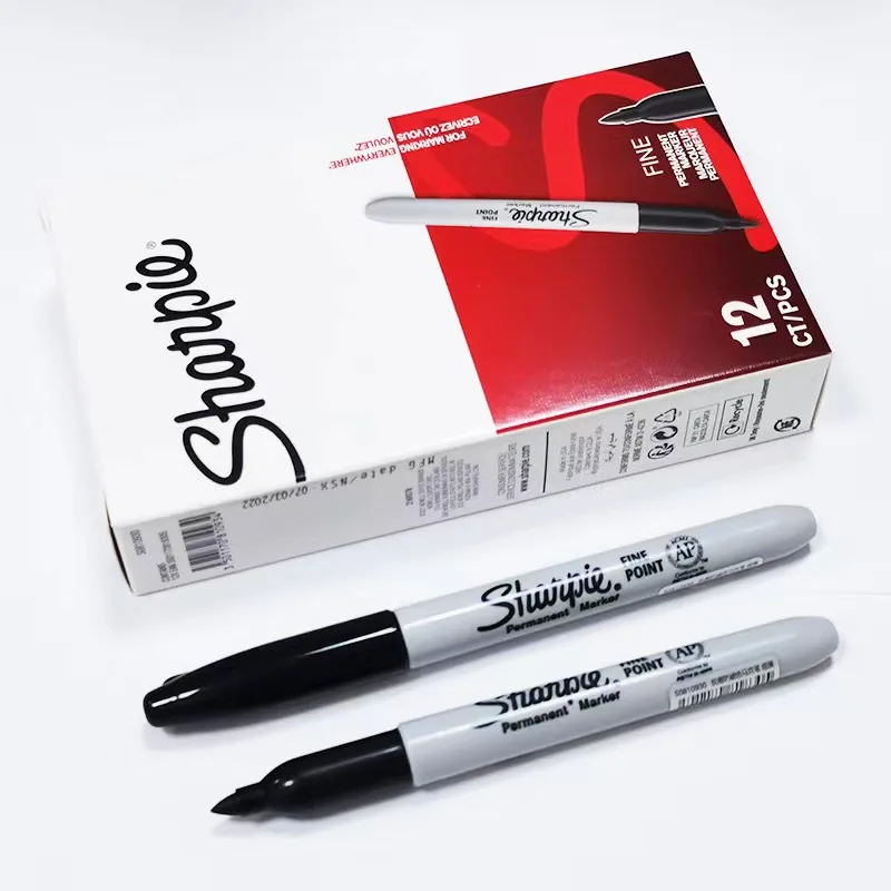 Markers Sharpie SAN-30001 Fine Point Permanent Black Color 12/Pack| Alibaba.com