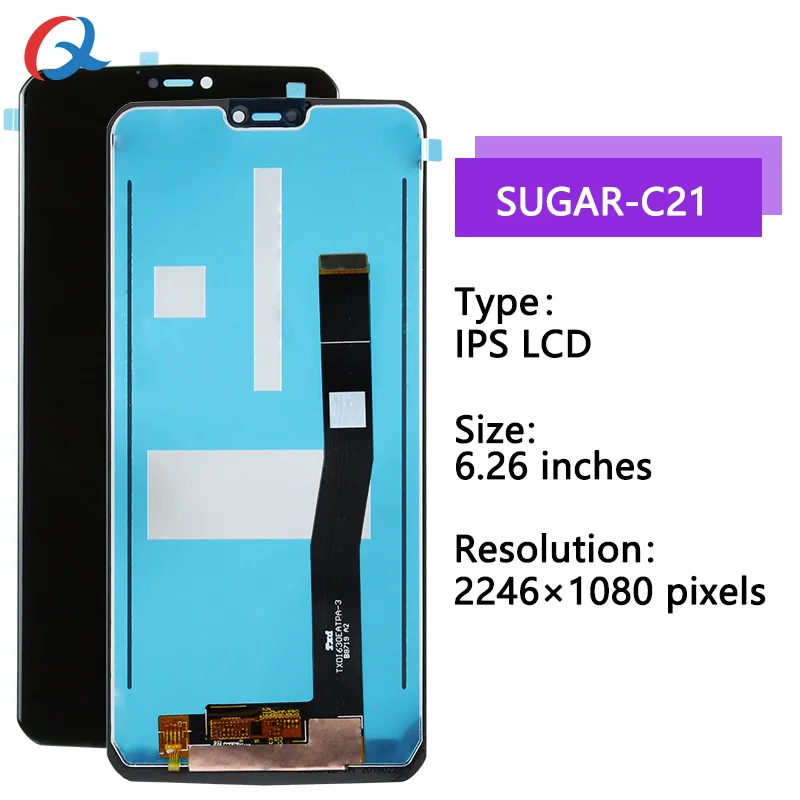 Original Replacement Cell Assembly Screen Pantalla Sugar C21 Lcd Phone Touch Screen Mobile Phone ...