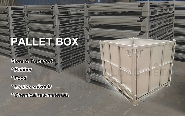 Customized Heavy Duty Storage Galvanized Stackable Foldable Collapsible ...