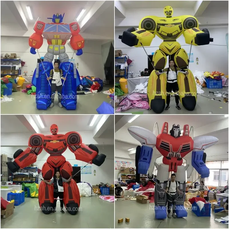 Giant Inflatable Optimus Prime Red Inflatable Transform Car Robot - Buy ...