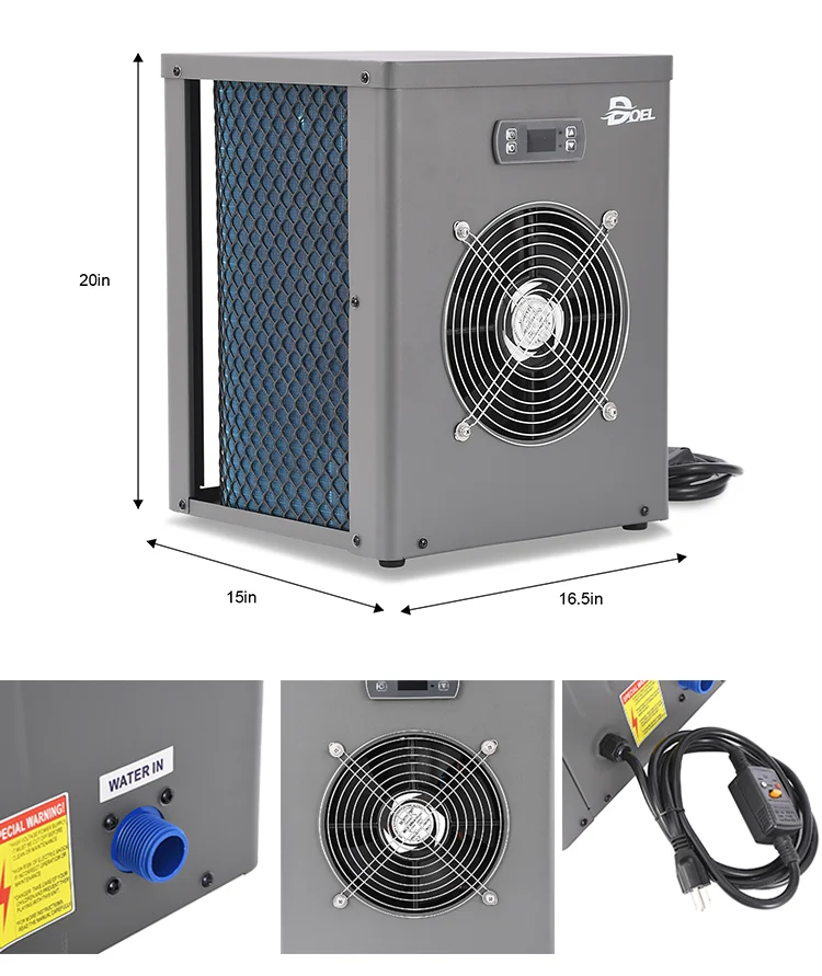 Usa Warehouse Air Source Swimming Pool Heat Pump R290 R32 Pool Heater ...