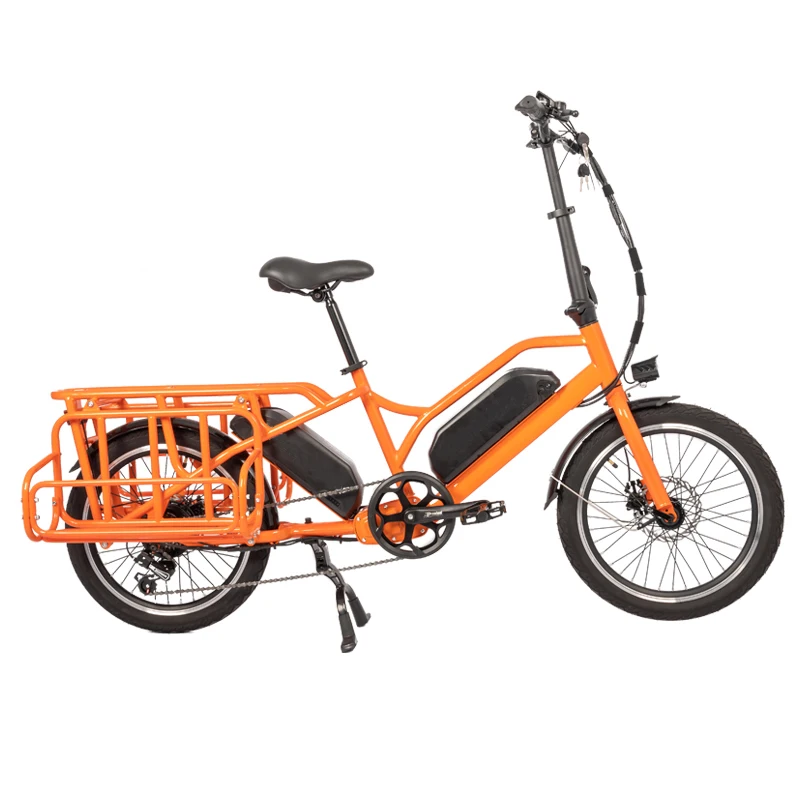 20inch Dual Battery Cargo Bike Electric Delivery Bike For Family - Buy 2 Wheel Ebike Tricycle ...