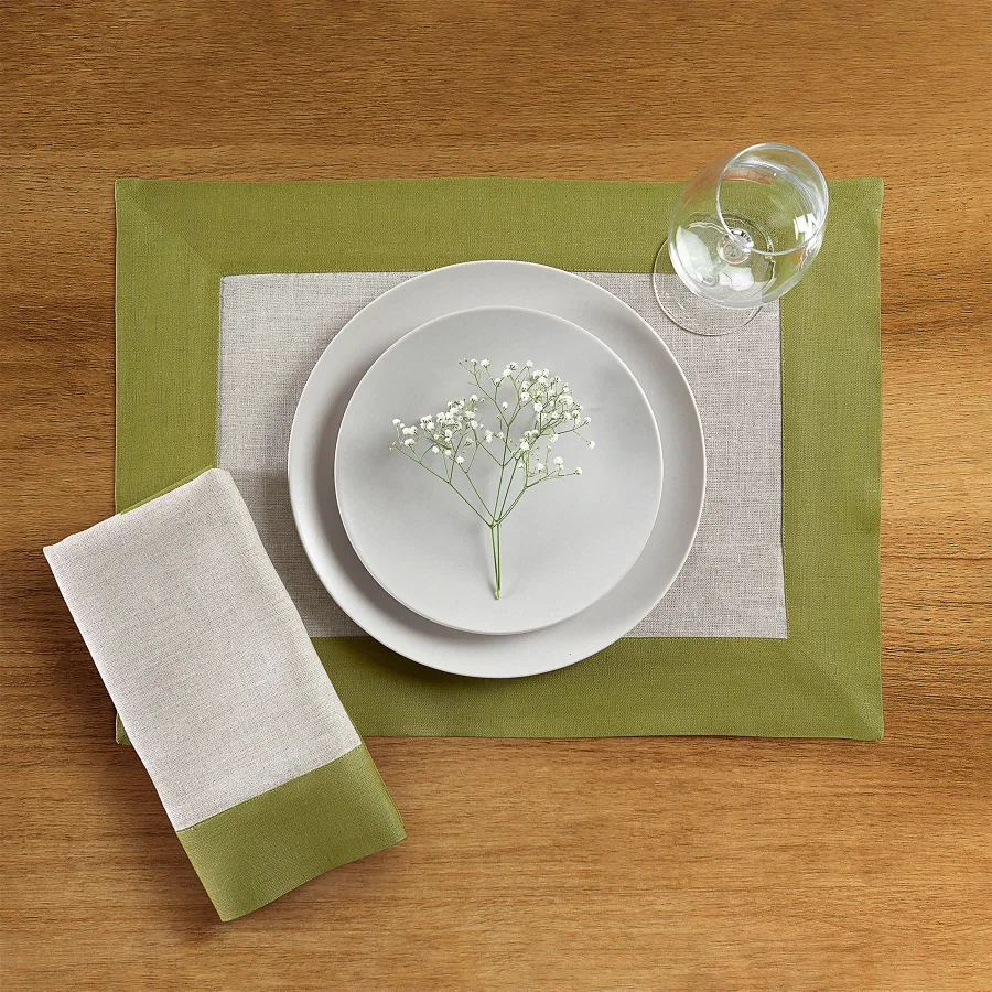 Modern and Timeless Linen Napkin Handmade Cotton Printed with Crisp ...