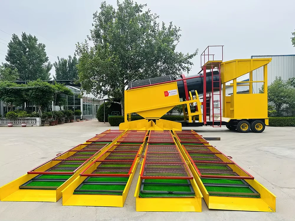 Mobile Gold Panning Screen Mineral Separator Equipment for Sand Gold ...