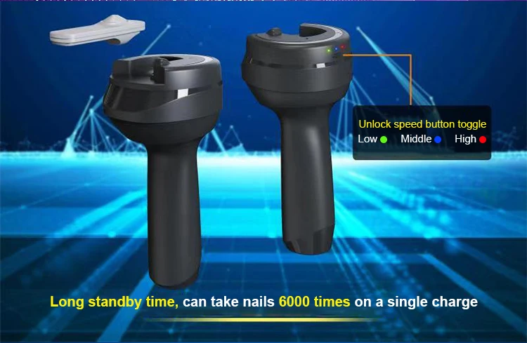 Hot Portable Professional Hard Tag Electric Handheld Remove EAS Hand ...