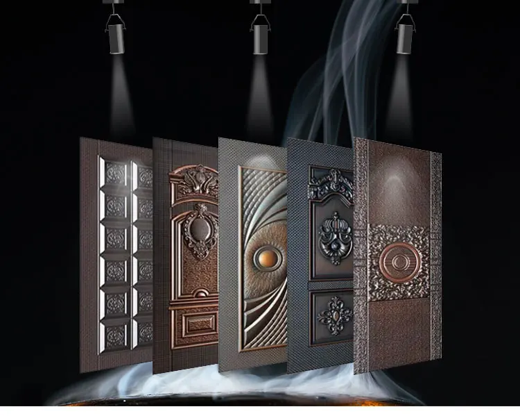 Durable Metal Door Skin - Cold Rolled Steel with Honeycomb Paper Filling
