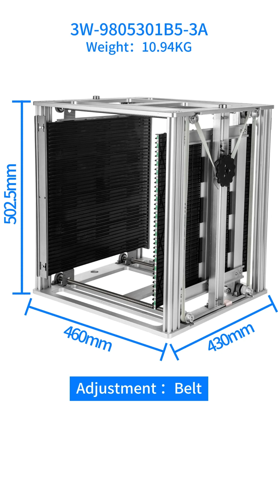 430*460*502.5mm Aluminum Type Pcb Holder Rack Storage Circulation Smt ...