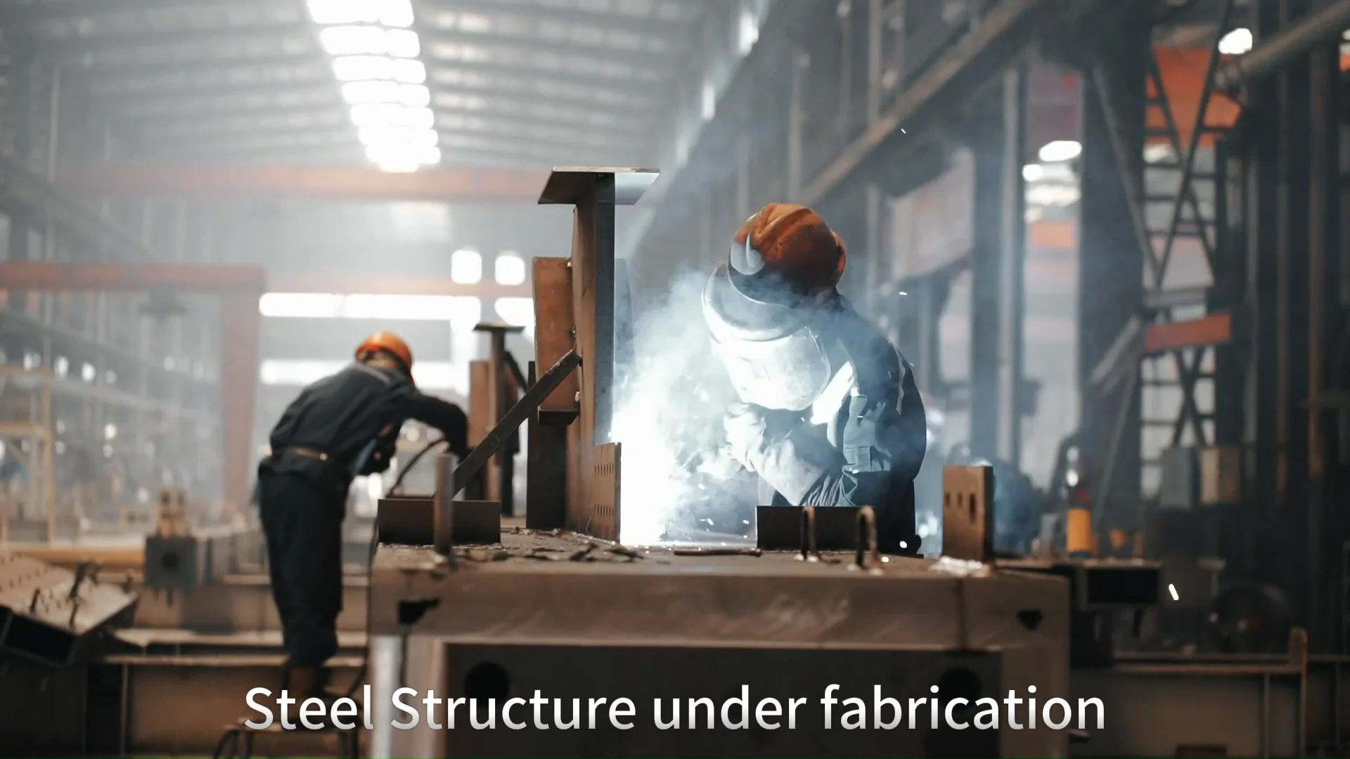 Prefab Steel Structure Workshop Steel Frame H Beam Structure ...