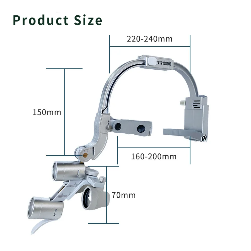 Dental Orthopedic ENT Surgery Headlight - 5W Magnifier