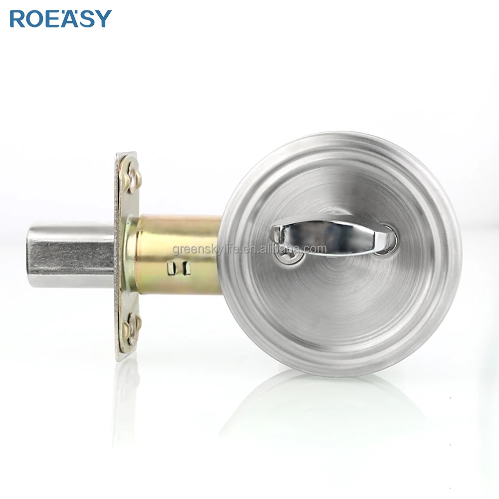 ROEASY Single Open Deadbolt Lock Brass Cylinder Sash Latch and Deadbolt ...
