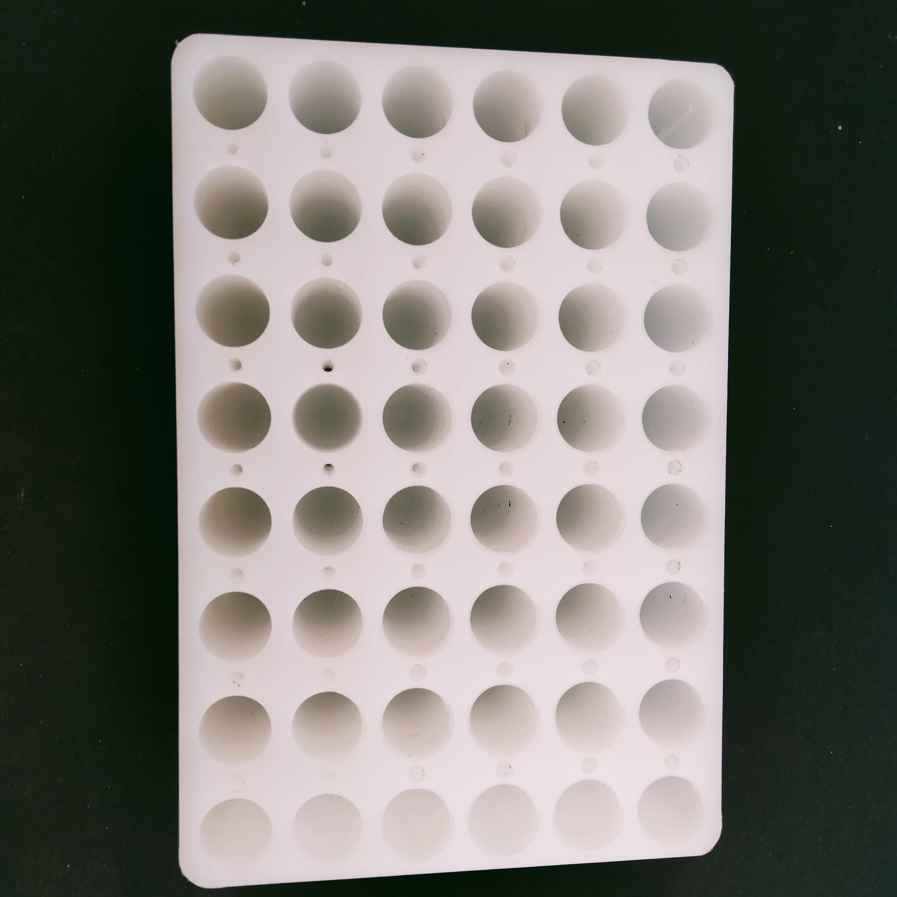 Laboratory test Tube Plastic Inner Tray 48 Cells Centrifuge Tube Rack ...