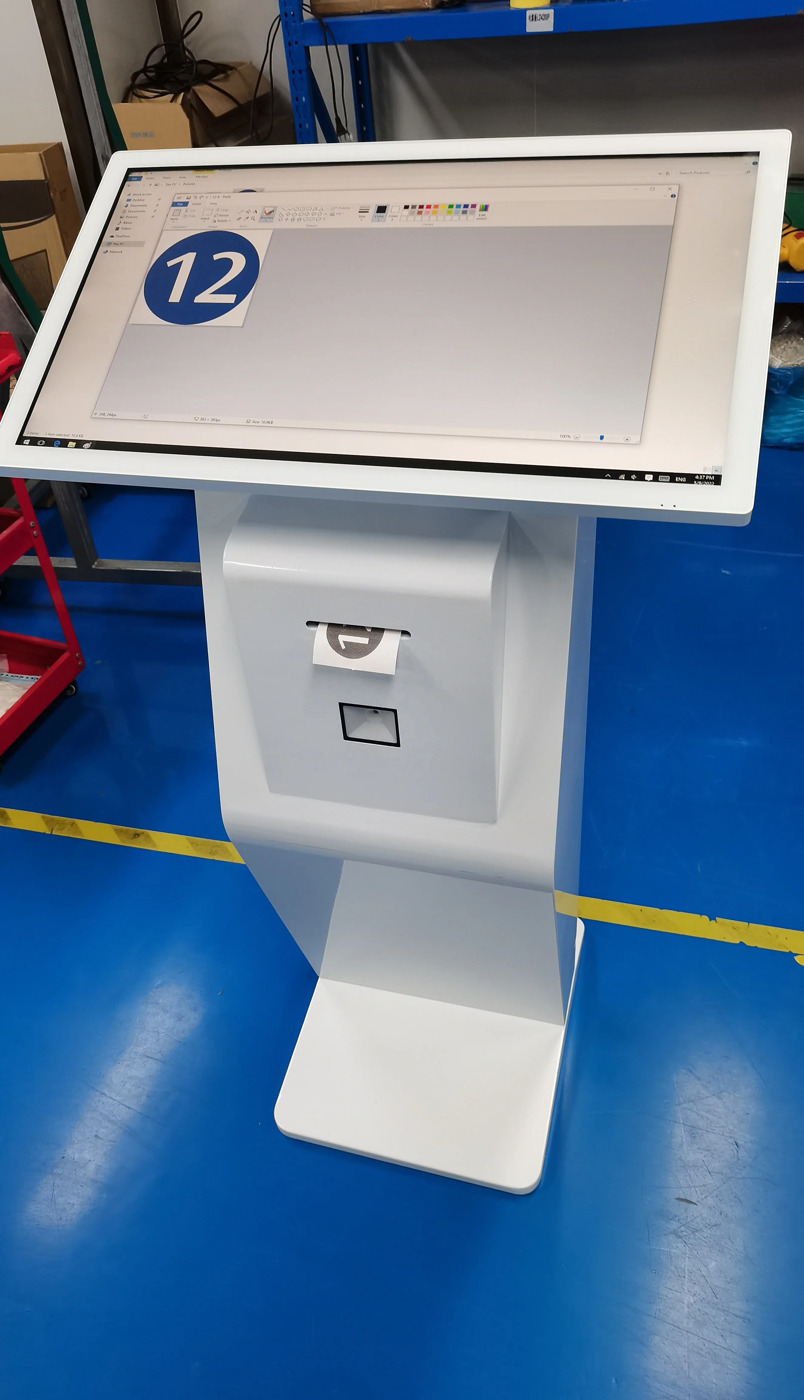 Horizontal Electronic Signage Hd Wifi Network Touch Lcd Screen Query ...