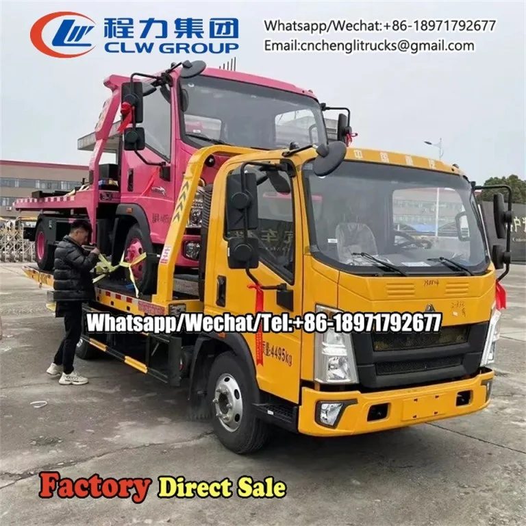 Isuzu Recovery Rollback Wrecker Bed 4x2 4-5 Tons Light Duty Flatbed ...