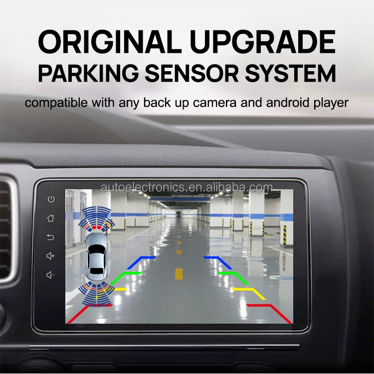 Car Parking Sensors Smart Detection Reversing Aid System Apply To Any ...