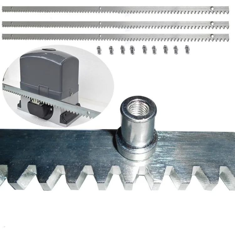 Sliding Gate Opener Motor Track Rack Rail Steel 1005x30x8mm Gear Rack ...