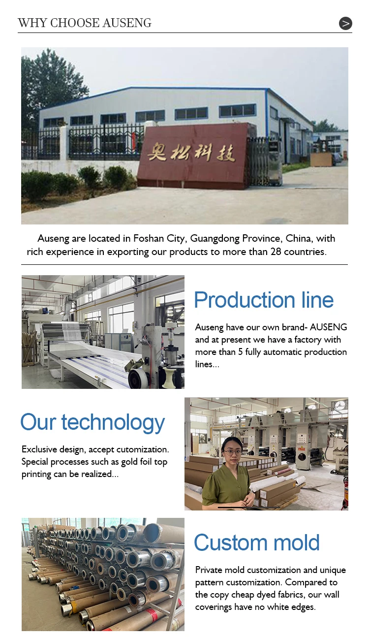 A Custom Luxury Texture Wall Decor Stm E84 Class A Certification ...