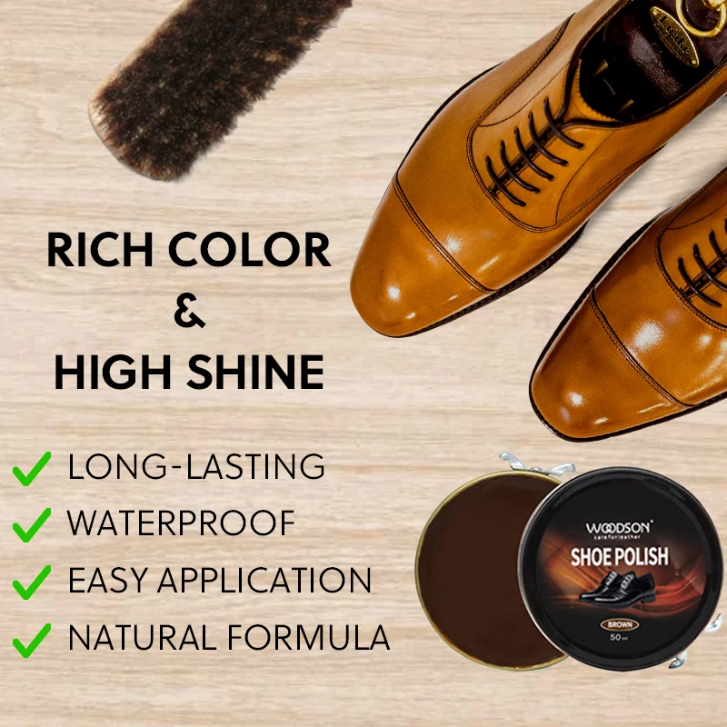 Custom Logo Waterproof Dubbin Black Neutral Leather Shoe Polish Shoe ...
