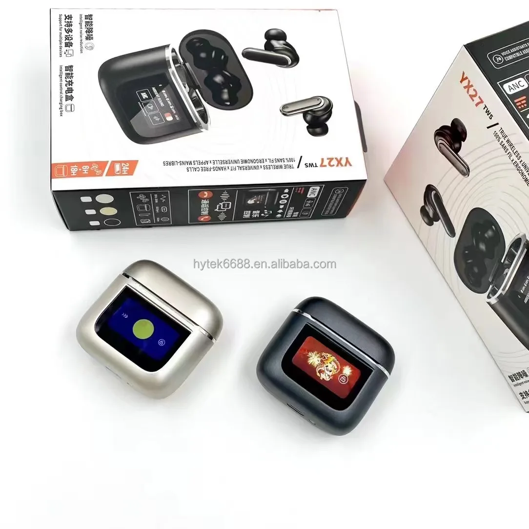 2024 TWS YX27 ANC Noise Cancelling Earphone - HD Stereo Wireless ...