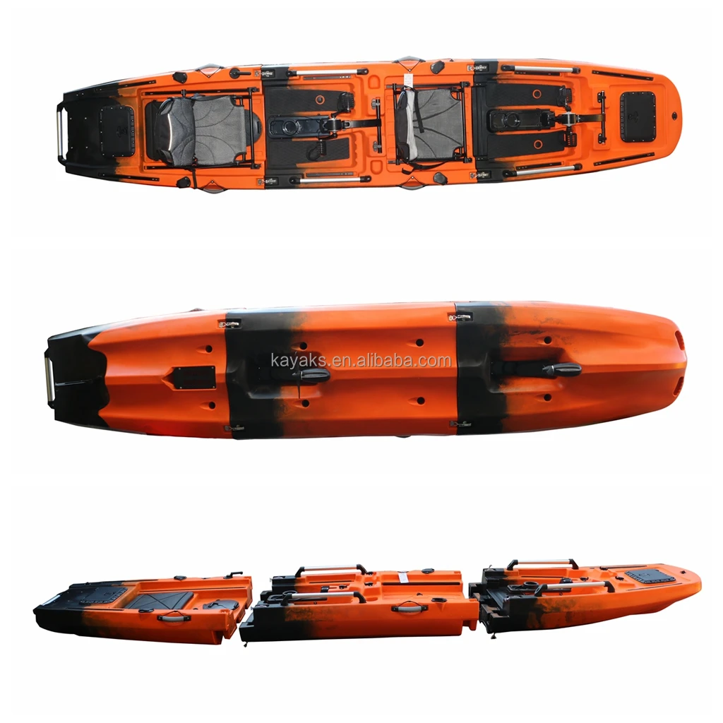 Vicking Modular 14.5 FT 2-Seater Fishing Kayak with Pedal Drive ...