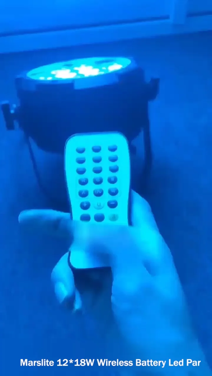 Marslite Ip65 12x18w Rgbaw Uv Led Par Battery Wireless Wifi Battery ...