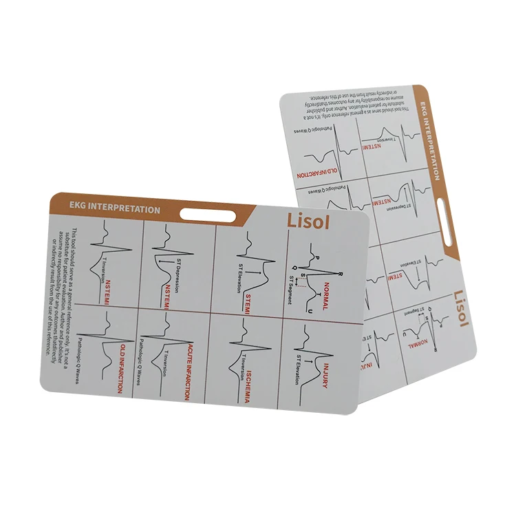 Nursing Student Plastic Badge Reference Cards for Nurses